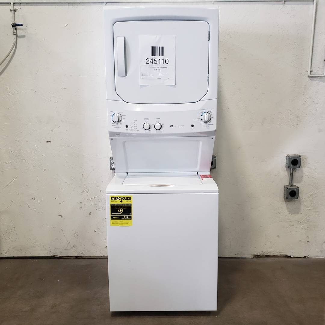 27 in. GE Full Size Electric Stack Unit White - GUD27ESSMWW - B & B ...