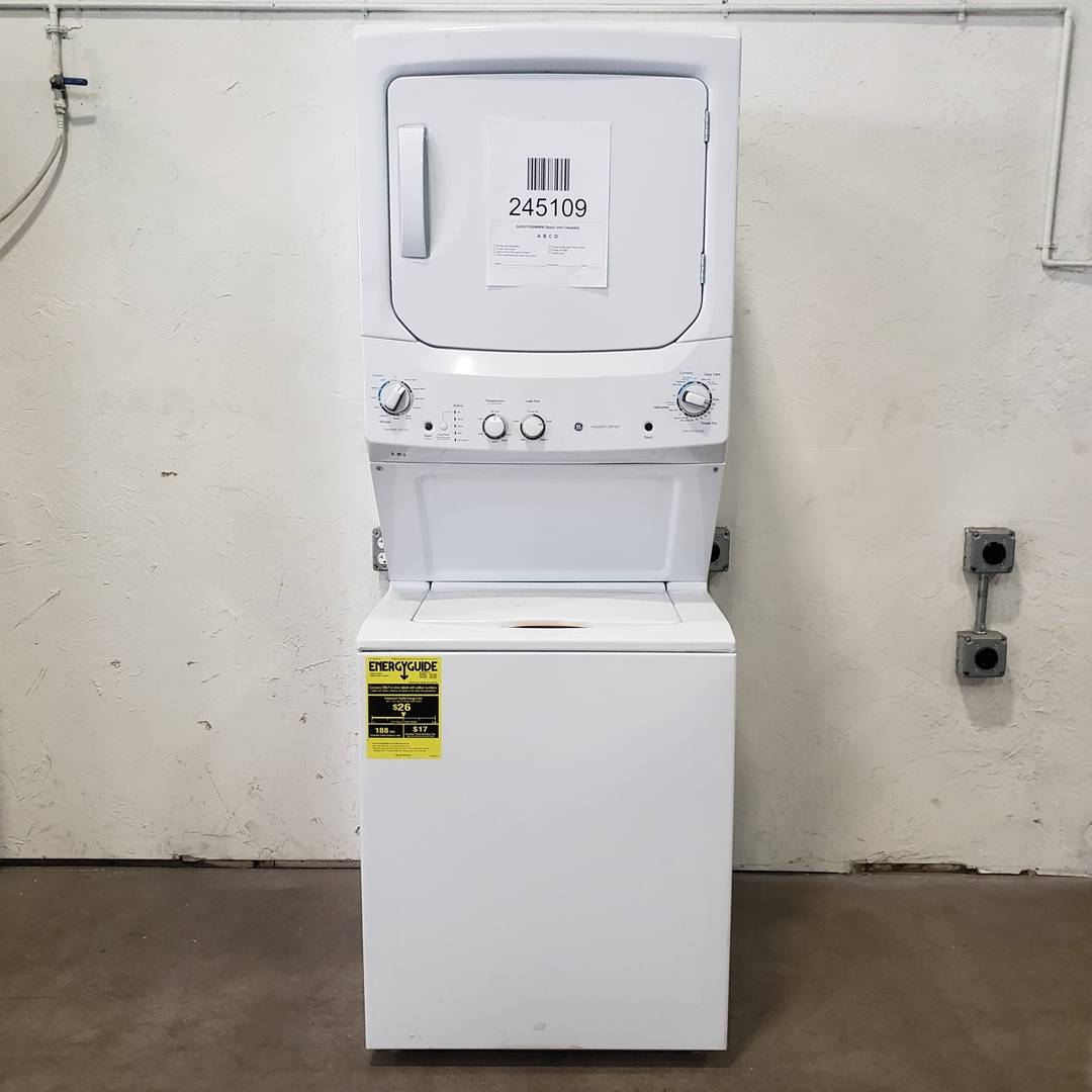 27 in. GE Full Size Electric Stack Unit White - GUD27ESSMWW - B & B ...