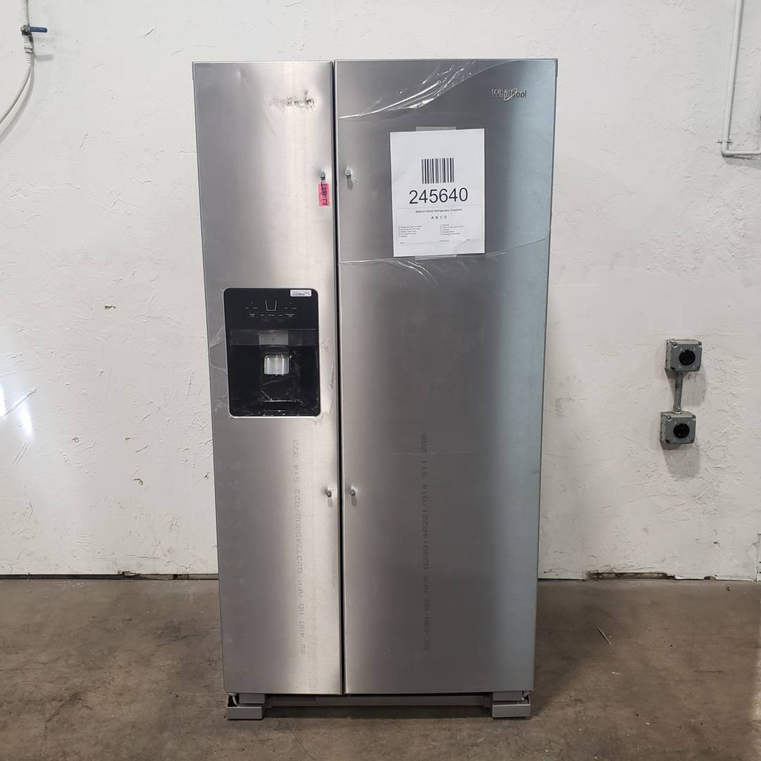 21 Cu. Ft. Whirlpool Side-by-Side Refrigerator Stainless-Steel ...