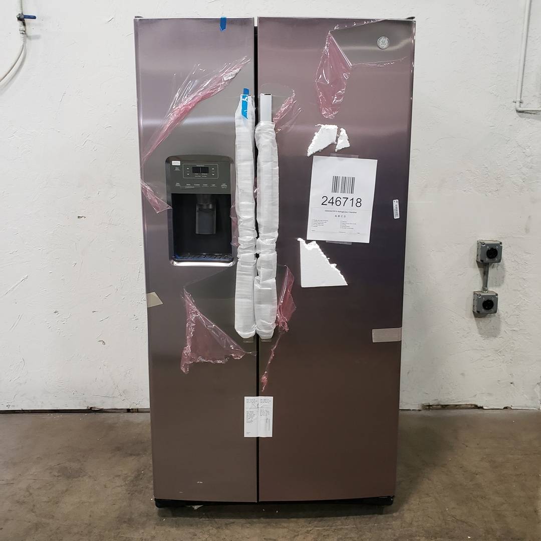 25.3 Cu. Ft. GE Side-by-Side Refrigerator Stainless-Steel - GSS25GYPFS ...